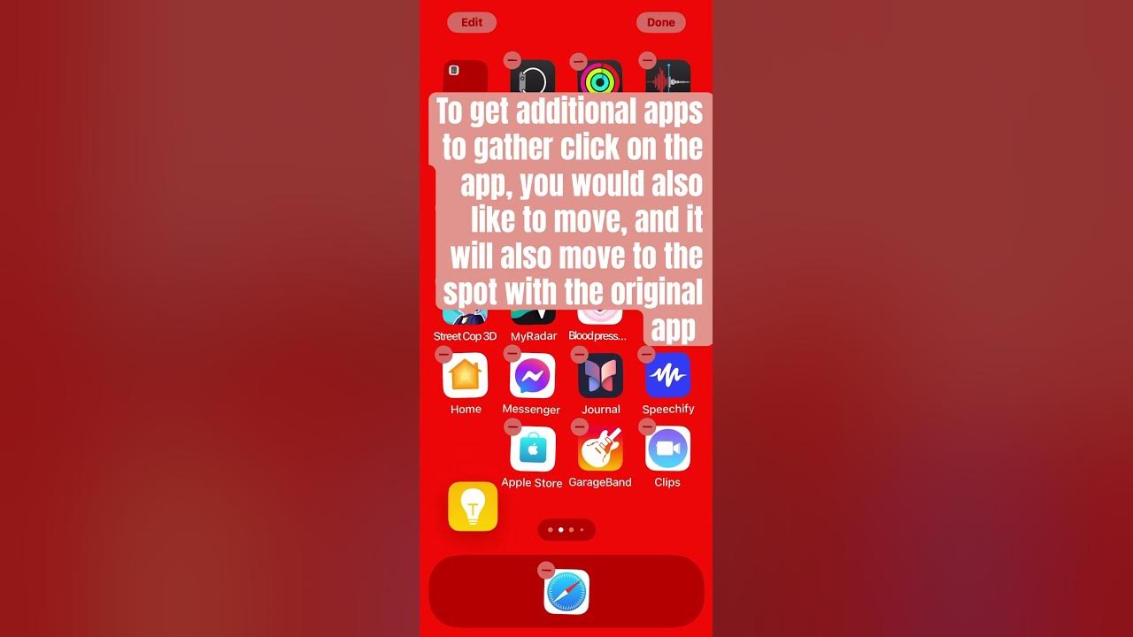 How to move multiple apps at the same time on the home screen #Technology - YouTube