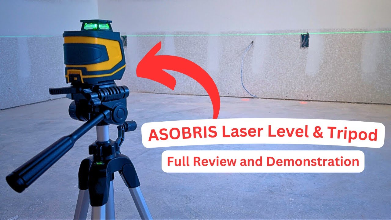 DIY Laser Level and Tripod from ASOBRIS | Laser Line with Stand for ...