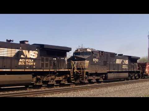 NS 261 @ LAPORTE, IN 4 27 23 NS 4293 NS 9753 - YouTube