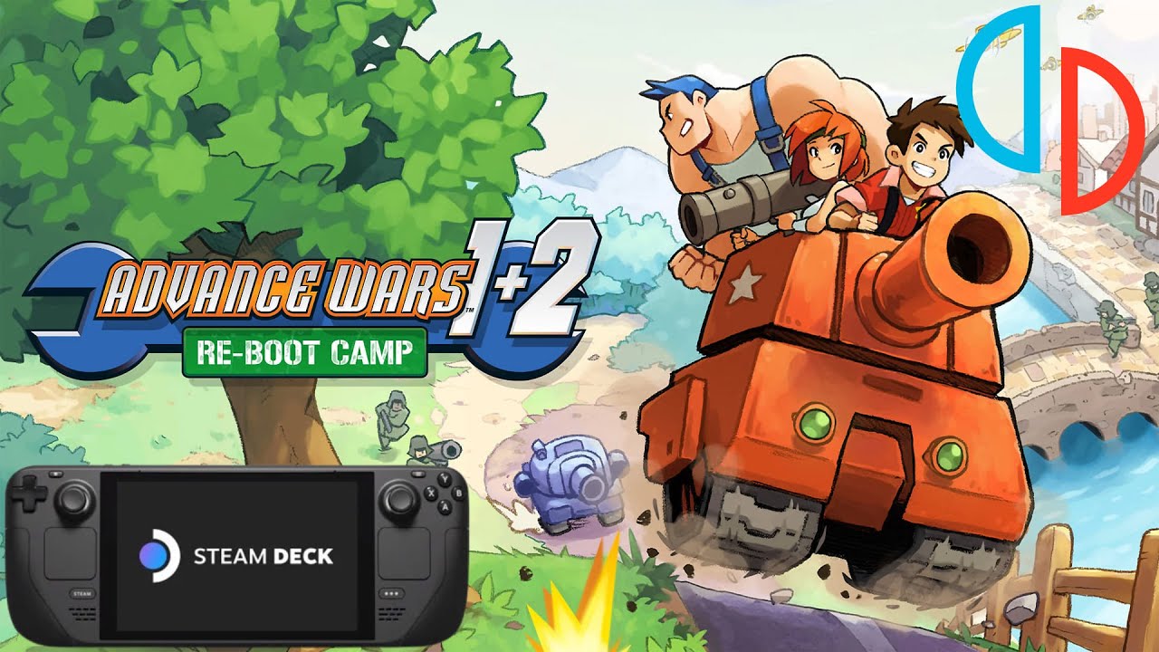 Advance Wars 1+2: Re-Boot Camp Steam Deck Gameplay Yuzu - YouTube