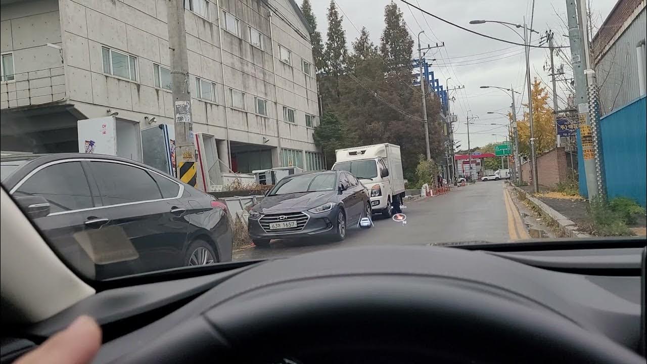 올뉴 제네시스g80 RG3 순정 HUD 시공후 주행 테스트 영상 - YouTube