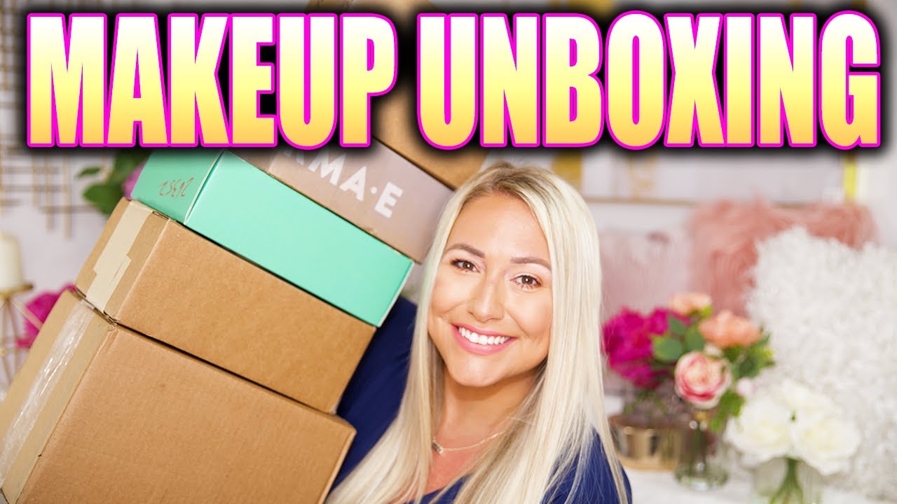 Huge! What's New In Makeup Unboxing! - YouTube