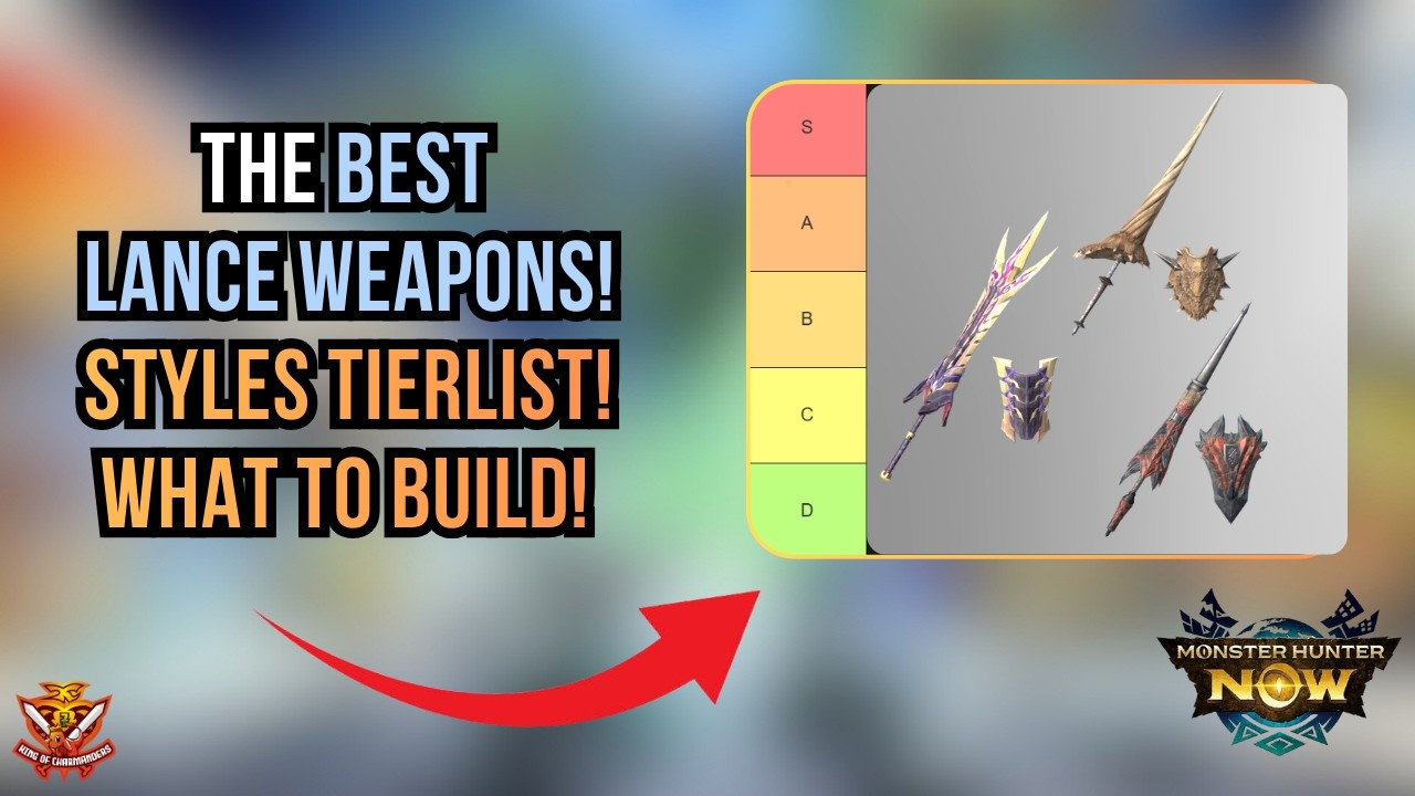 The BEST LANCE WEAPON STYLE META TIERLIST! WHAT TO BUILD! l Monster ...