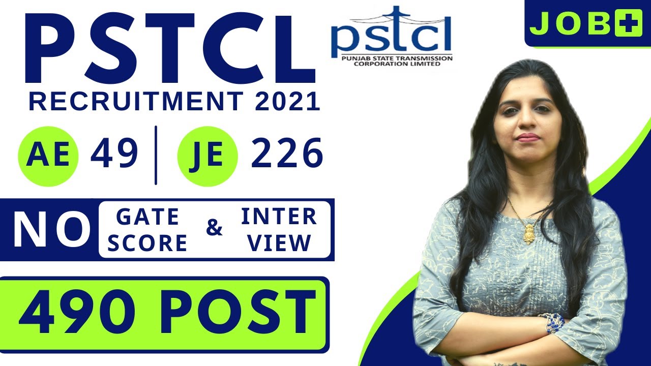 PSTCL RECRUITMENT 2021 | 490 Vacancies | Job Plus | Latest Government ...