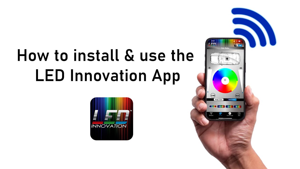 How To Use the LED Innovation Mobile App - YouTube