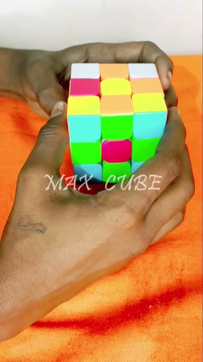 Make 4 T pattern on Rubik's Cube without Algorithm #shorts #viral #youtubeshorts #youtube #max # ...