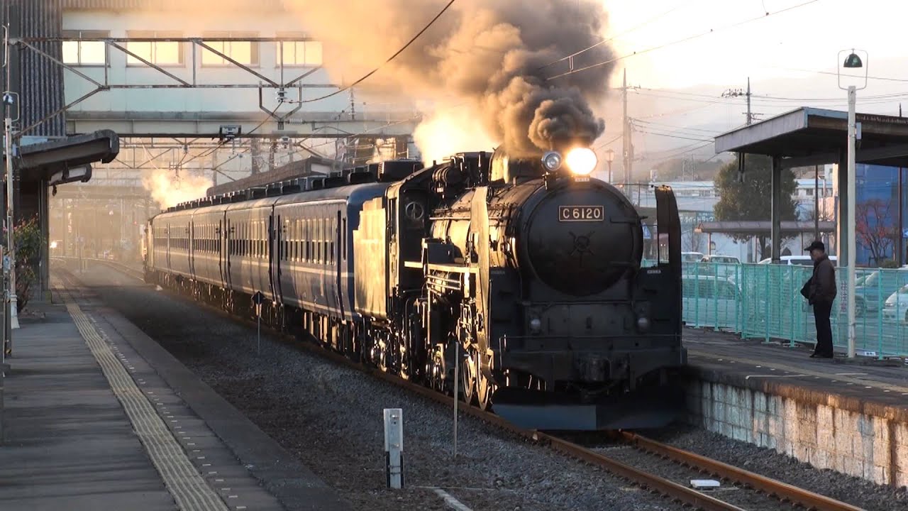 SL試運転 D51 C61 PP 安中駅 2011.12.15 - YouTube