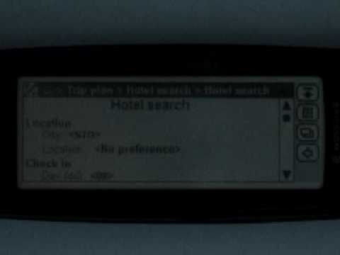 Mobile Mapping via WAP protocol from 2001 on an Ericsson 380 - YouTube