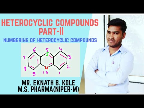 Heterocyclic compounds Part-II (Numbering of heterocyclic ring) - YouTube