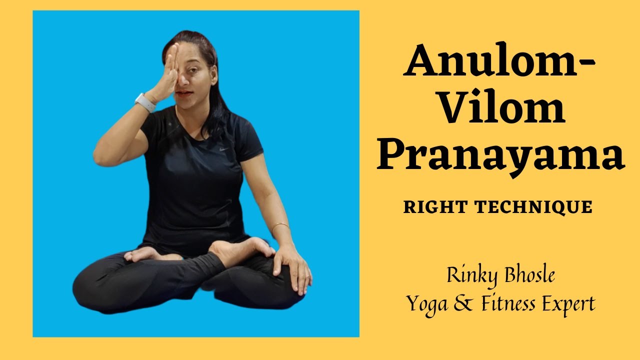 Easy & Correct Technique to do Anulom-Vilom Pranayama with Rinky Bhosle ...
