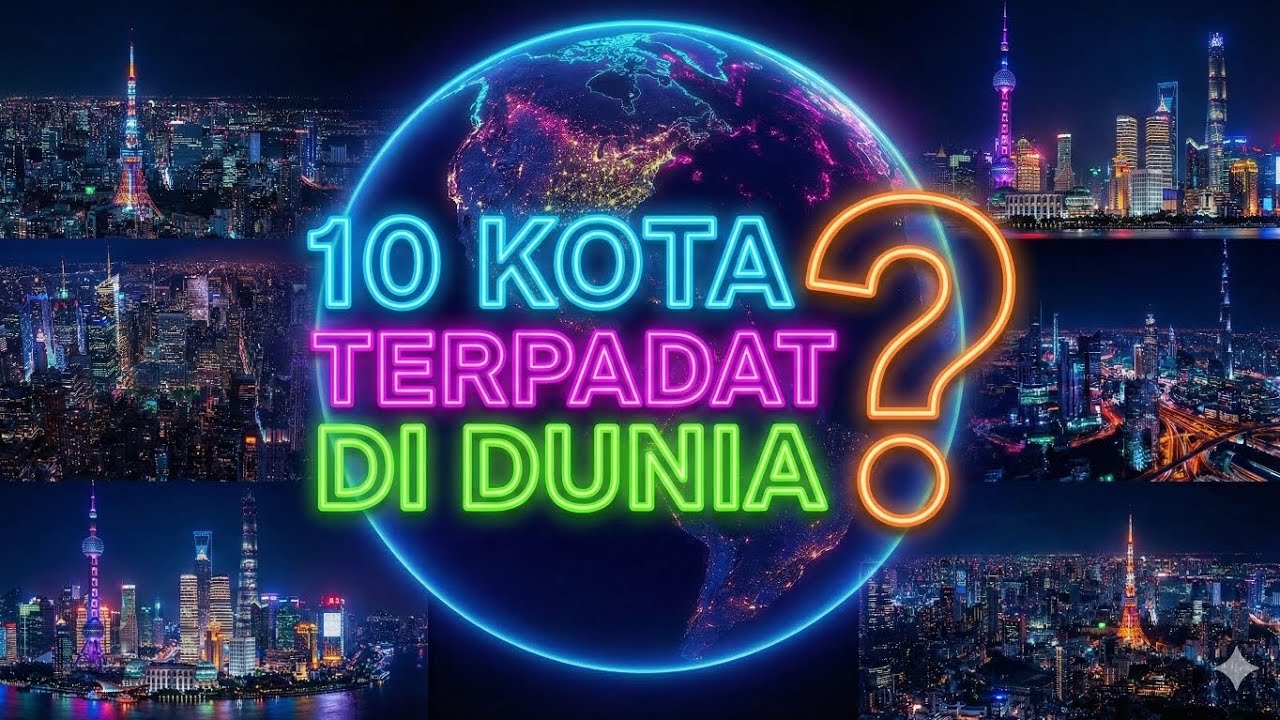 10 Kota Super Padat di Dunia, urutan berapa kota jakarta? #faktamenarik ...