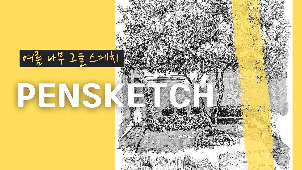 나무그리기 /그림이 쉬워지는 법 /그림자 표현 이렇게 해보세요 /tree drawing /shadow expression ...