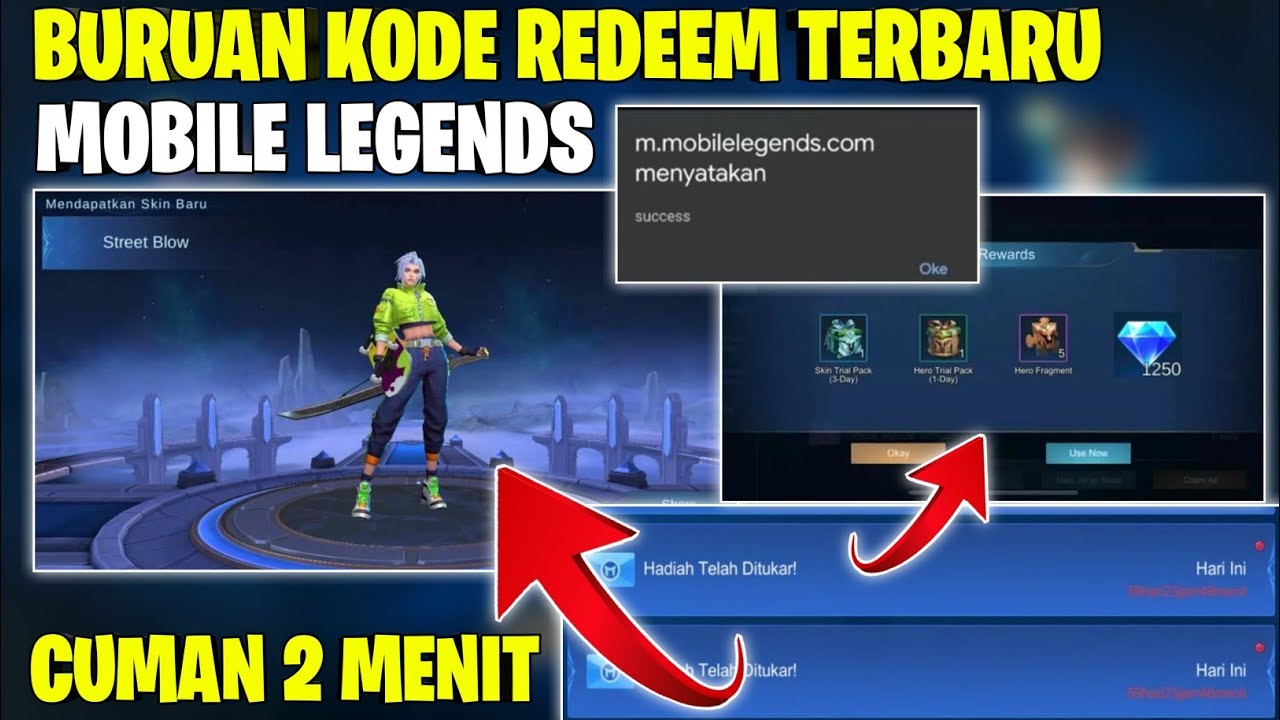 KODE REDEEM ML TERBARU HARI INI - NEW REDEEM CODE ML 2021 TODAY - KODE ...