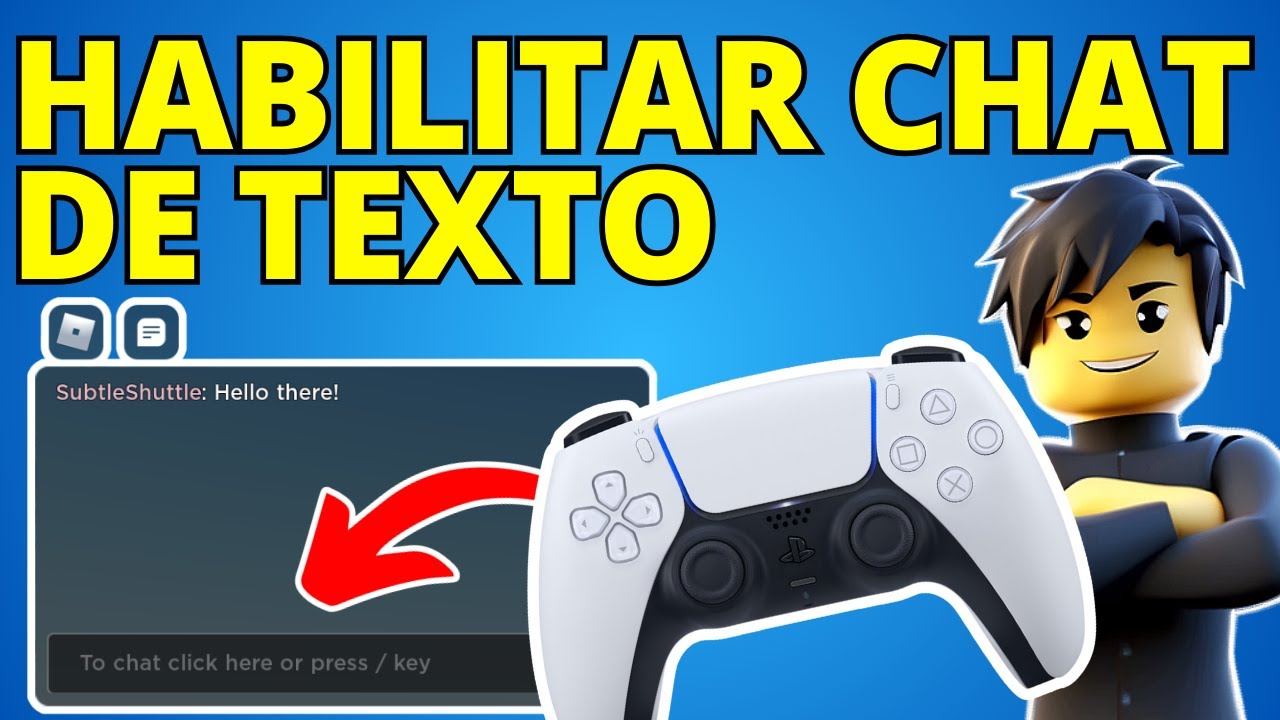 Cómo habilitar el chat de texto y chatear con todos en Roblox PS5 - YouTube