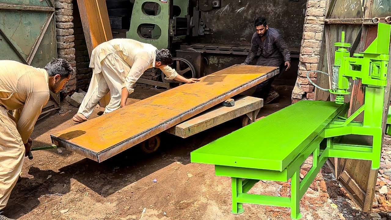 Top 10 Days Long Process of Manufacturing Huge Table Polishing Machine ...