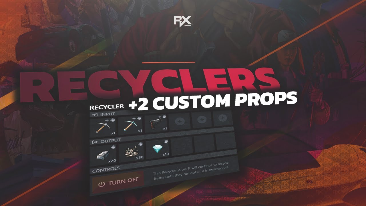 Recyclers - FiveM Script (ESX, QBCORE & QBOX) (Rust Inspired) - YouTube