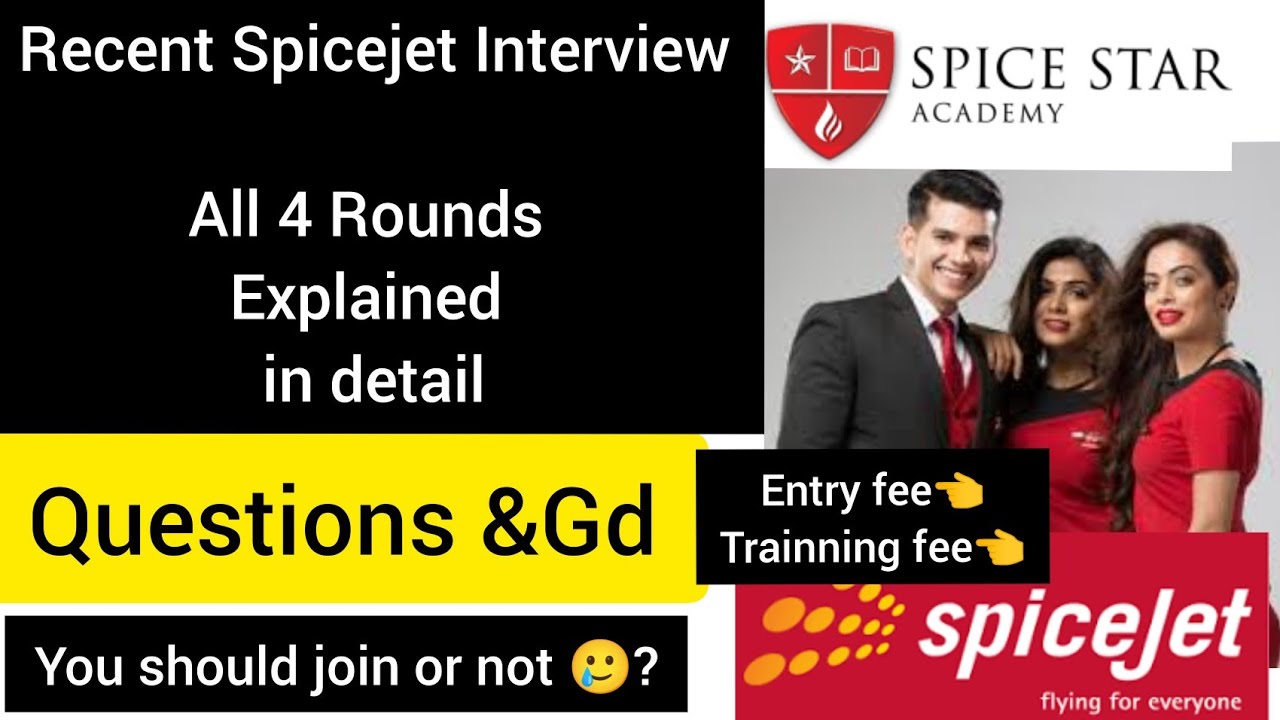 Spicejet Cabin Crew Walk-in Interview | Recent Interview Rounds | Spice ...