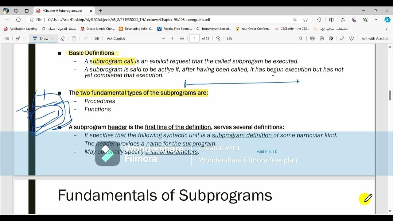 CHAPTER 9 Subprograms from 1 to the end - YouTube