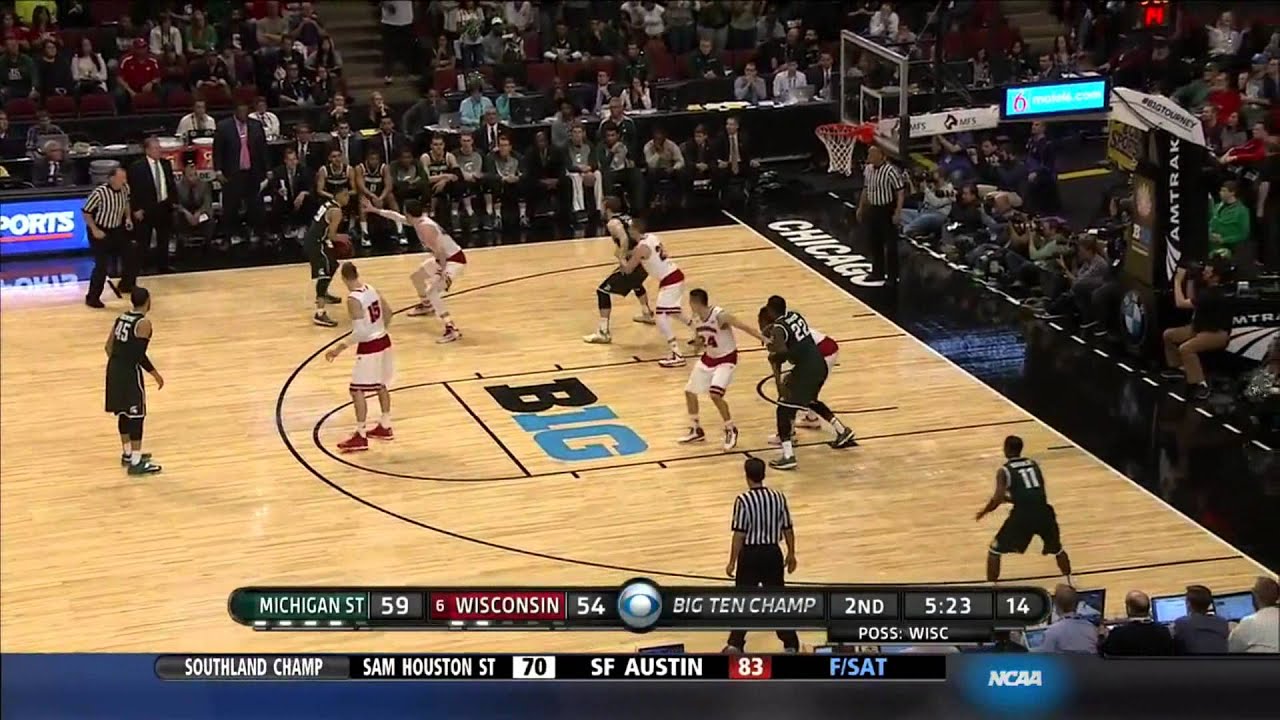 Basketball Offense- Michigan State Sets - YouTube