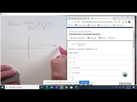 End Behavior of Rational Functions - YouTube