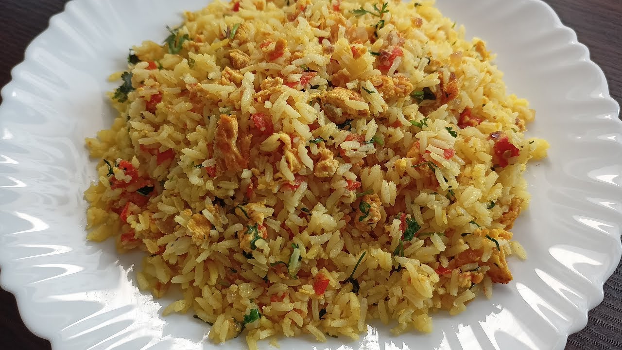 Egg Rice | മുട്ട ചോറ് | Mutta Choru | Simple Lunch Recipe | Tomato Egg ...