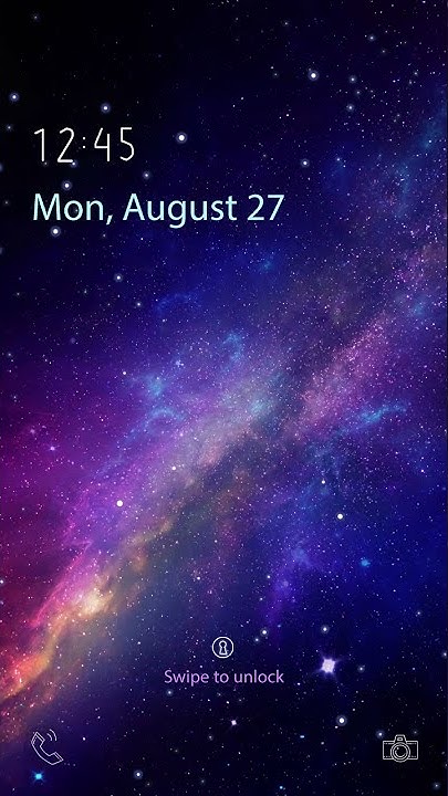 [PHIN] Animated Milky Galaxy - Samsung Themes - YouTube