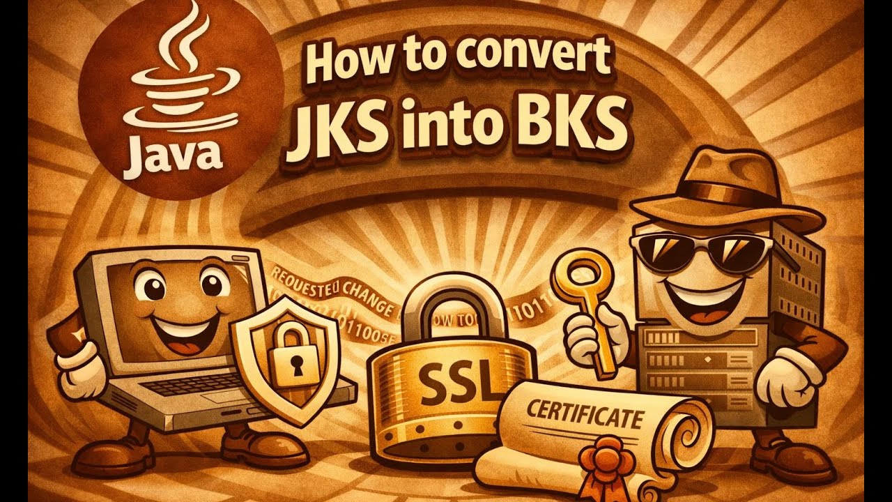 How to convert JKS into BKS - YouTube