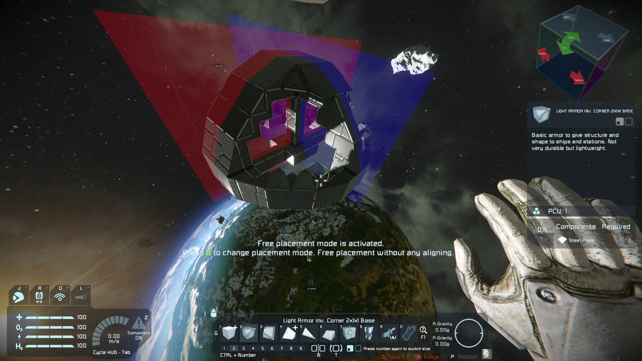 Space Engineers - Deep Space Nine's Promenade time lapse - YouTube