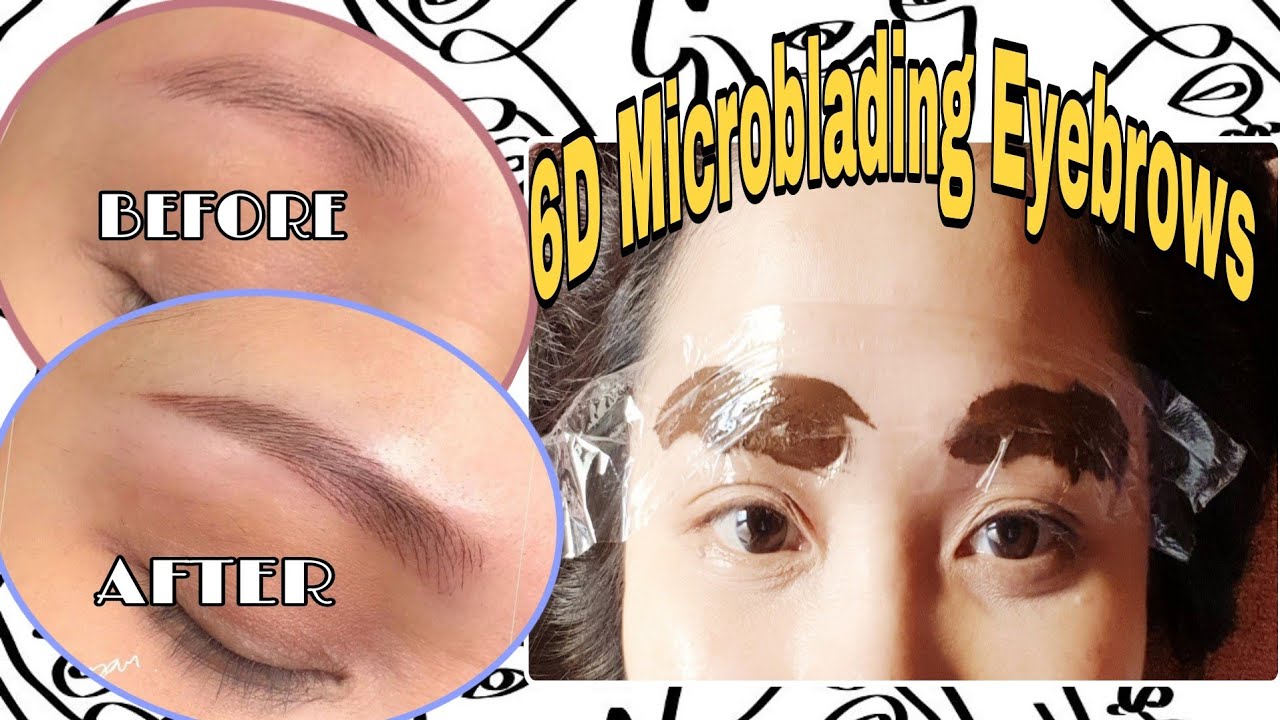 6D MICROBLADING|EYEBROWS EMBROIDERY + OMBRé SHADING|LYN ANA LEE - YouTube
