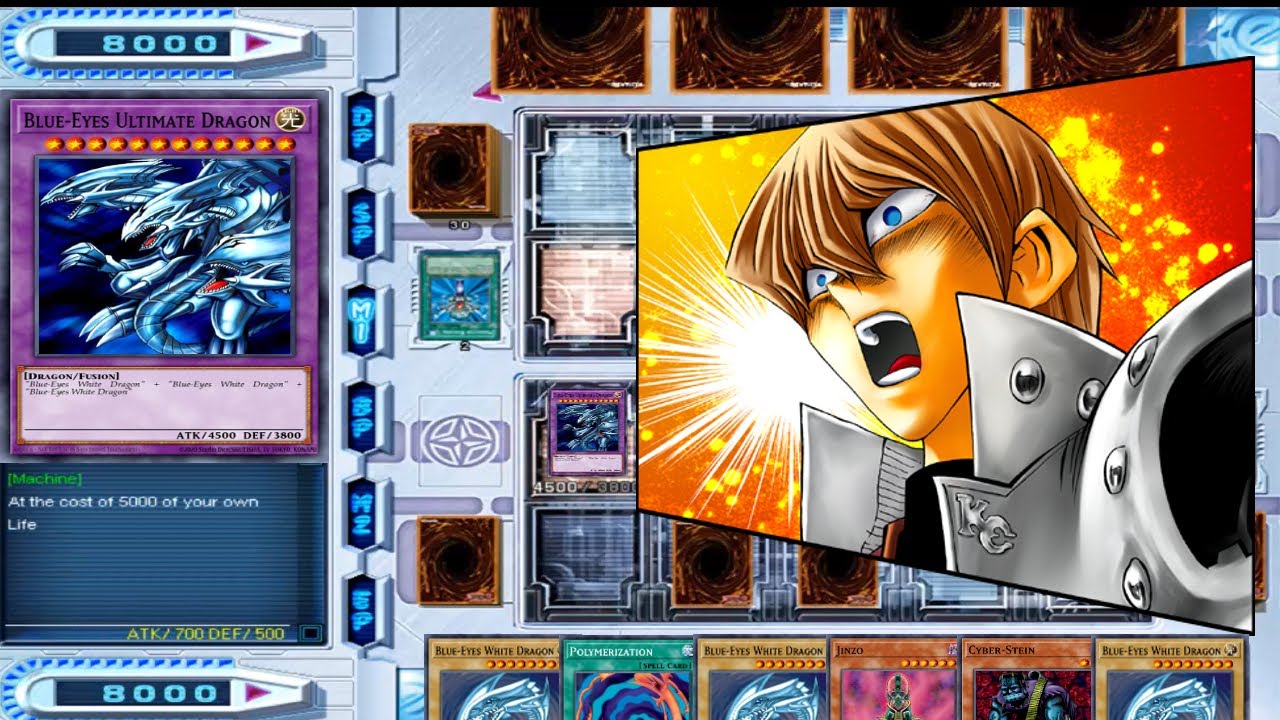 Yu-Gi-Oh! Power of Chaos Kaiba The Revenge - SUMMONING 3 BLUE EYES ...