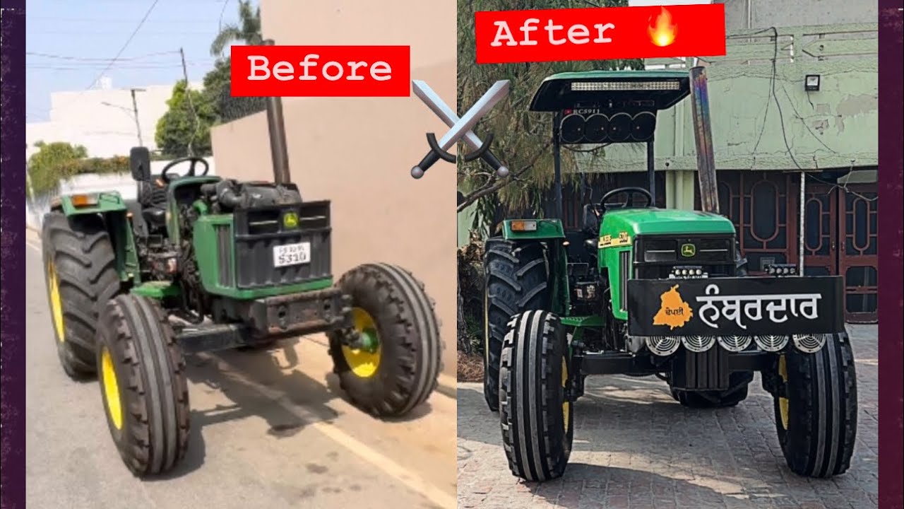 Ajj tractor nu sahi disha ch le anda 😁/ sara kuch lga dita dubara ...