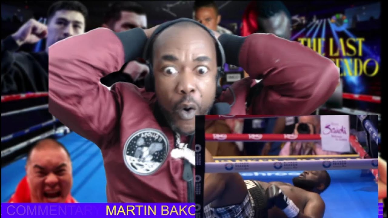 Live reactions to Martin Bakole getting knocked out by Parker - YouTube