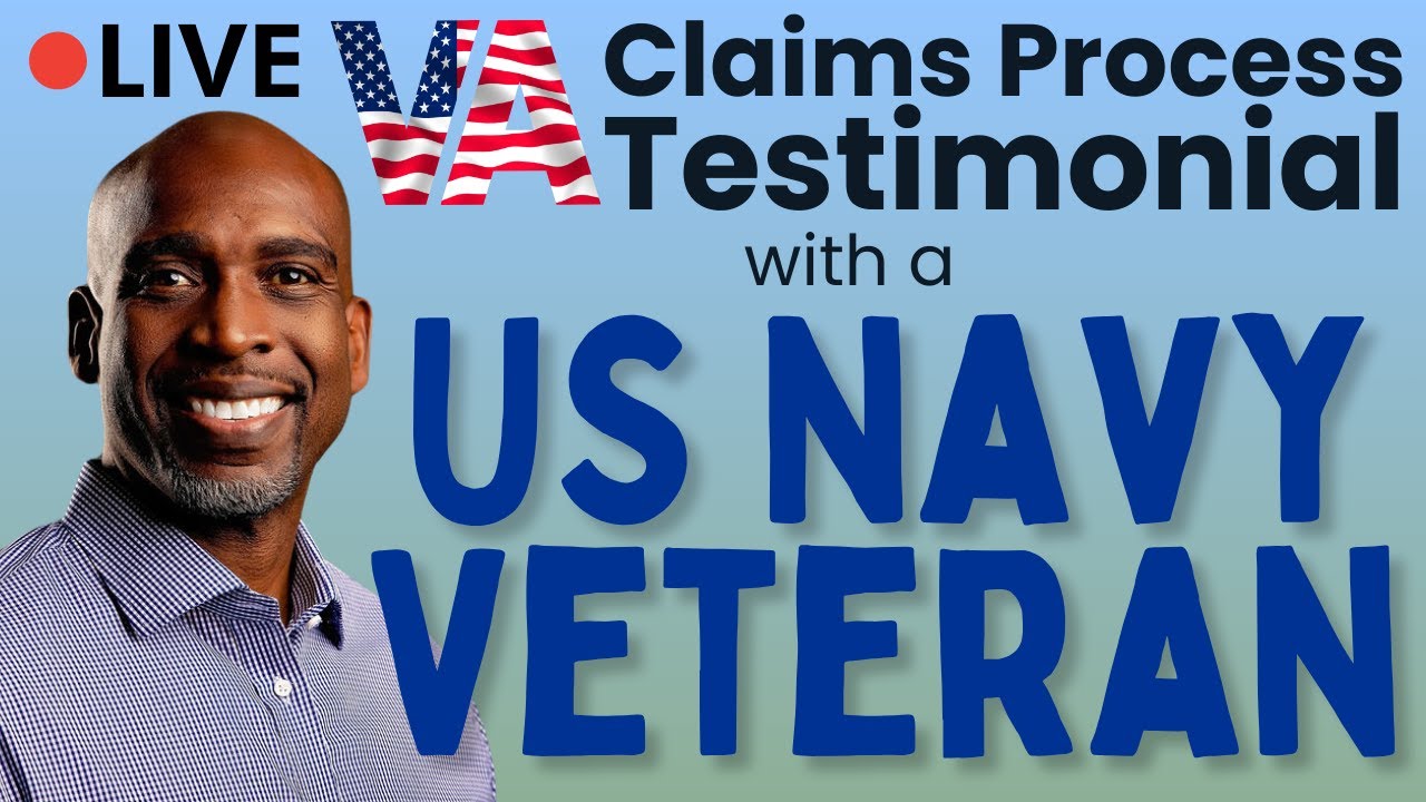 Live VA disability claims process testimonial with Navy Veteran - YouTube