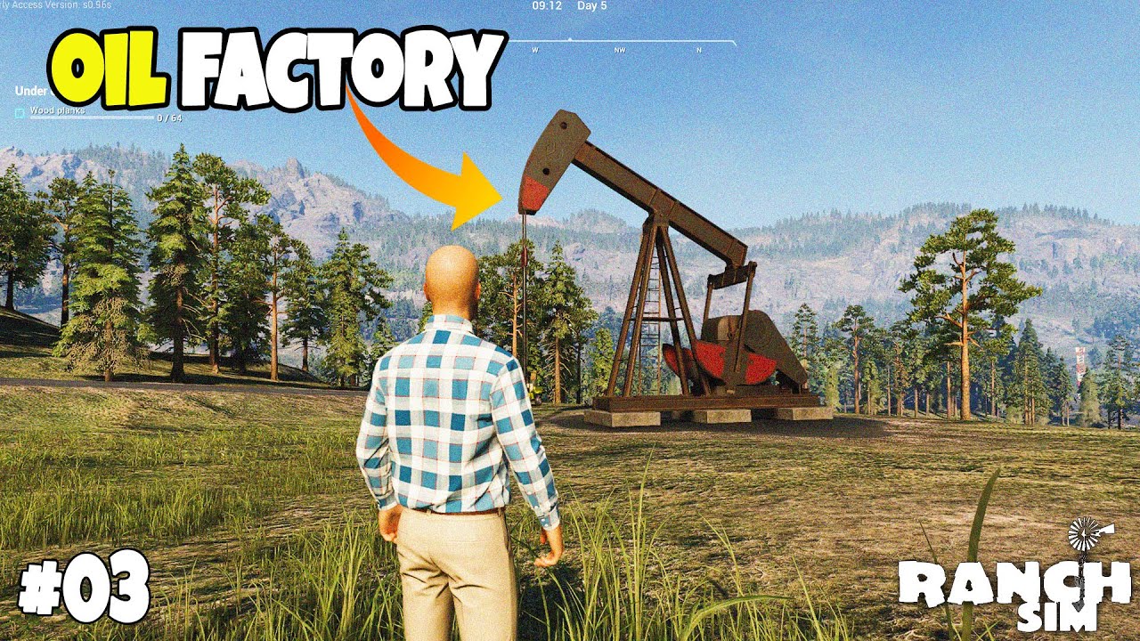 I Started Oil Factory In Ranch Simulator Part 3 Sigada Gaming Youtube