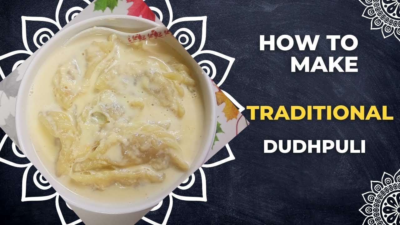 How to make Traditional Dudh Puli Pithe||[ Dudh Puli Pithe kesey Banate ...
