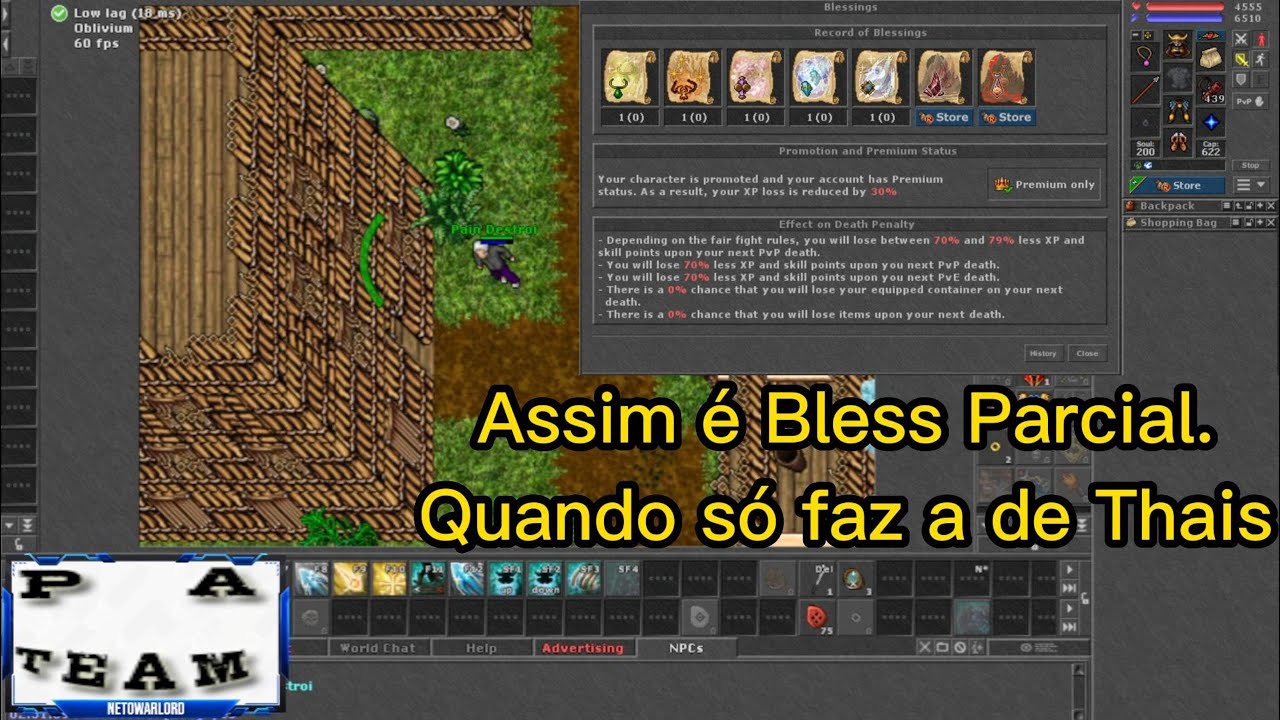Bless Extra do Tibia - YouTube