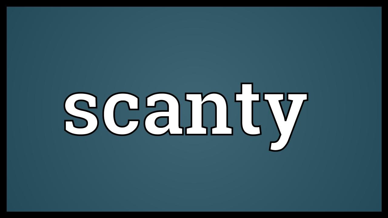 Scanty Meaning YouTube scanty-meaning-youtube
