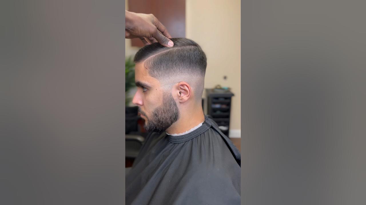 BARBER TUTORIAL- EASY MID FADE STEPS - YouTube