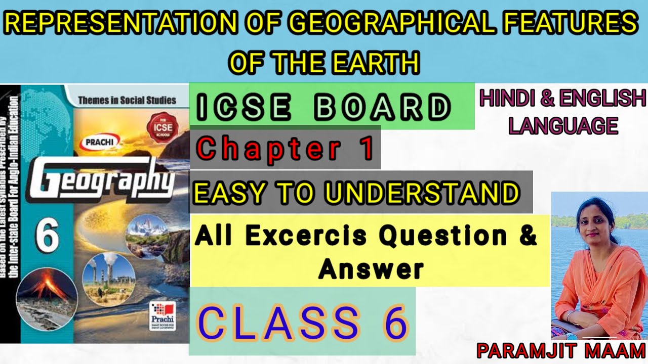Representation Of Geographical Features Of The Earth | Class 6 ...