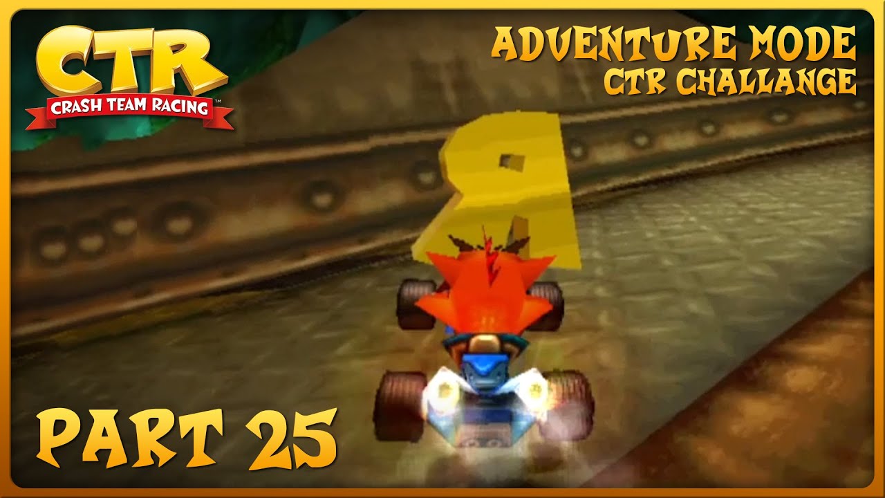 Crash Team Racing (PS1) - Adventure Mode - Part 25 - CTR Challenge - Sewer Speedway - YouTube