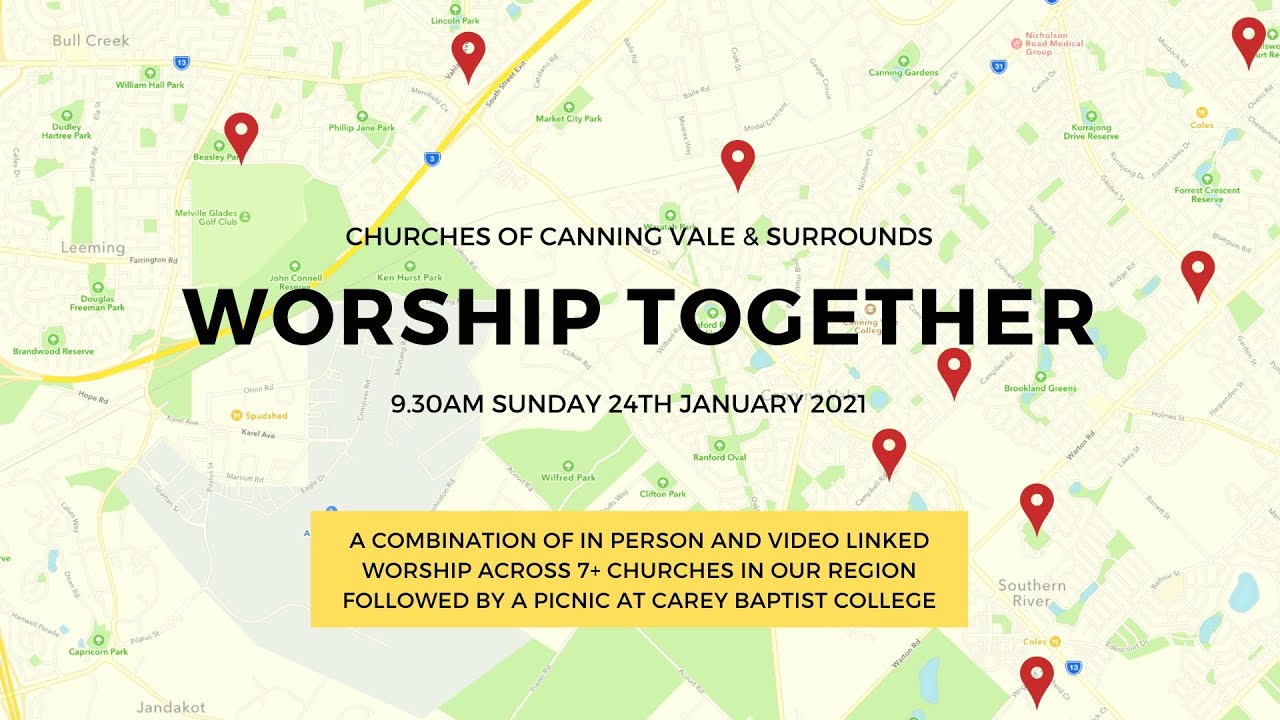 South East Suburbs of Perth Churches: Worship Together - YouTube