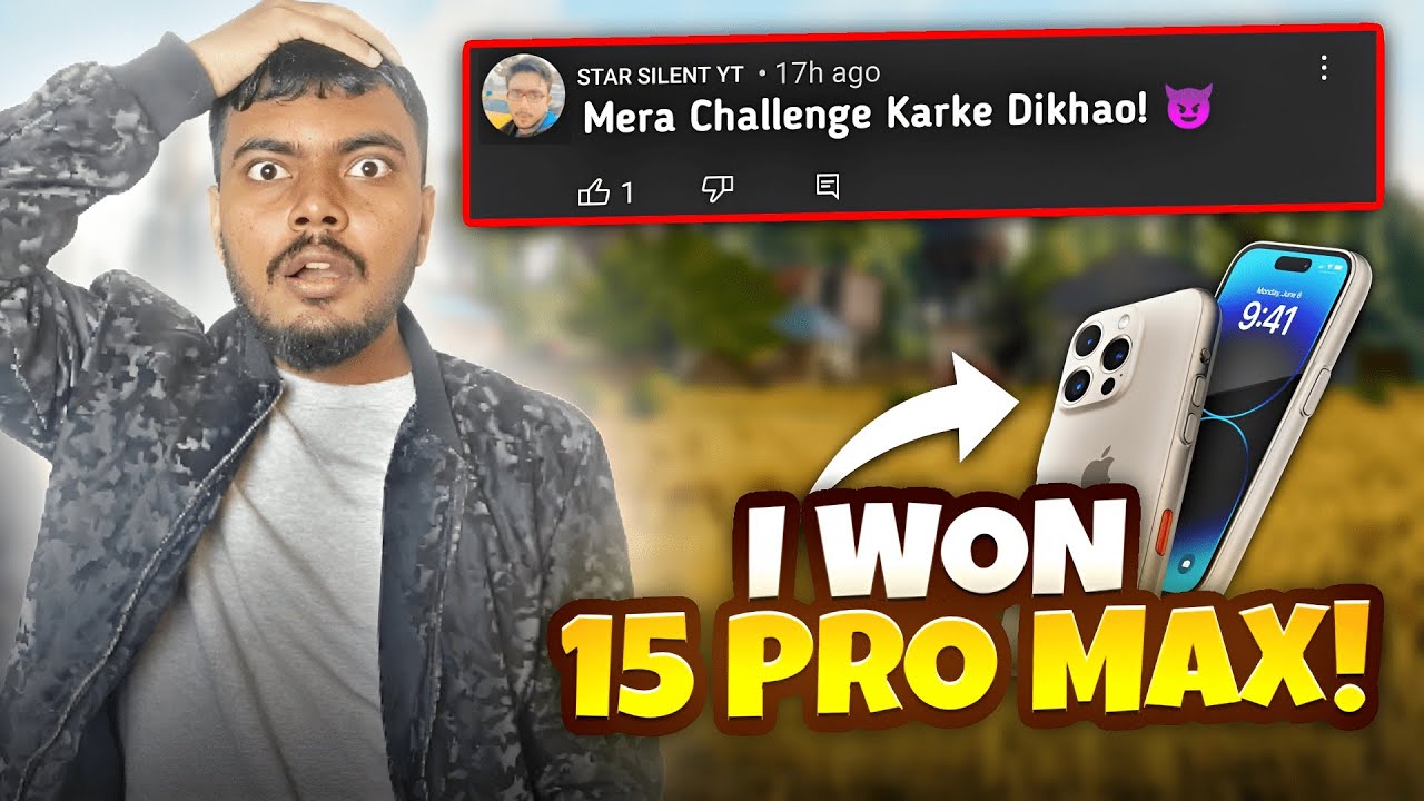 Iphone 15 Pro Max Challange Completed | Pubg Mobile - YouTube