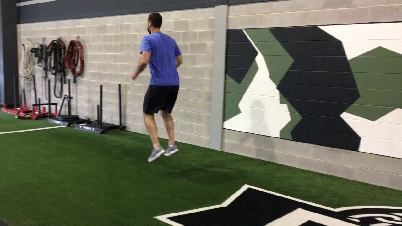 Two Foot Backward Jump Continuous - YouTube