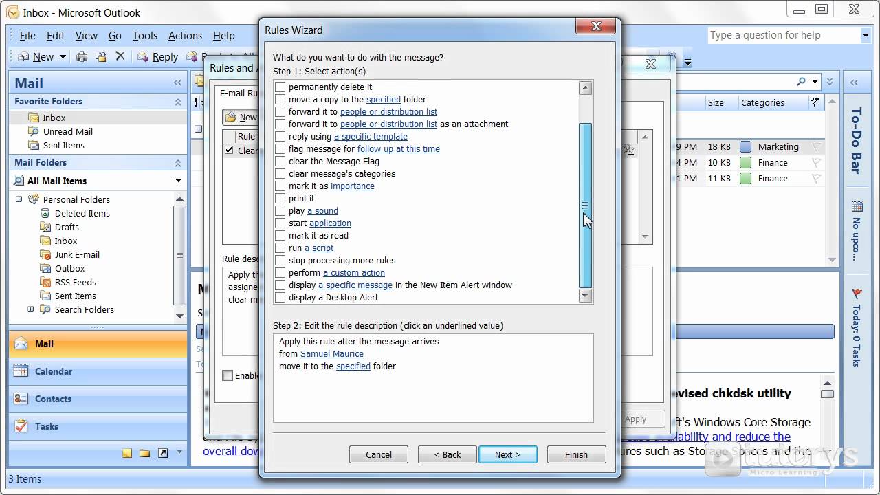 How To Automatically Organize Emails With Outlook 2007 YouTube how-to-automatically-organize-emails-with-outlook-2007-youtube