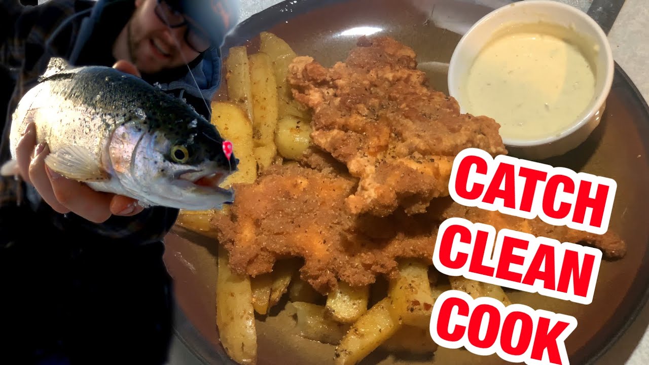 Fried Trout CATCH & COOK!!! - YouTube