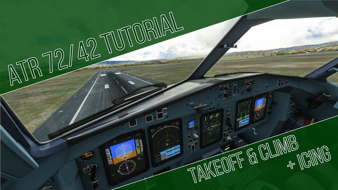 [ITA] ATR 72/42 TUTORIAL - TAKEOFF, CLIMB + ICING - YouTube