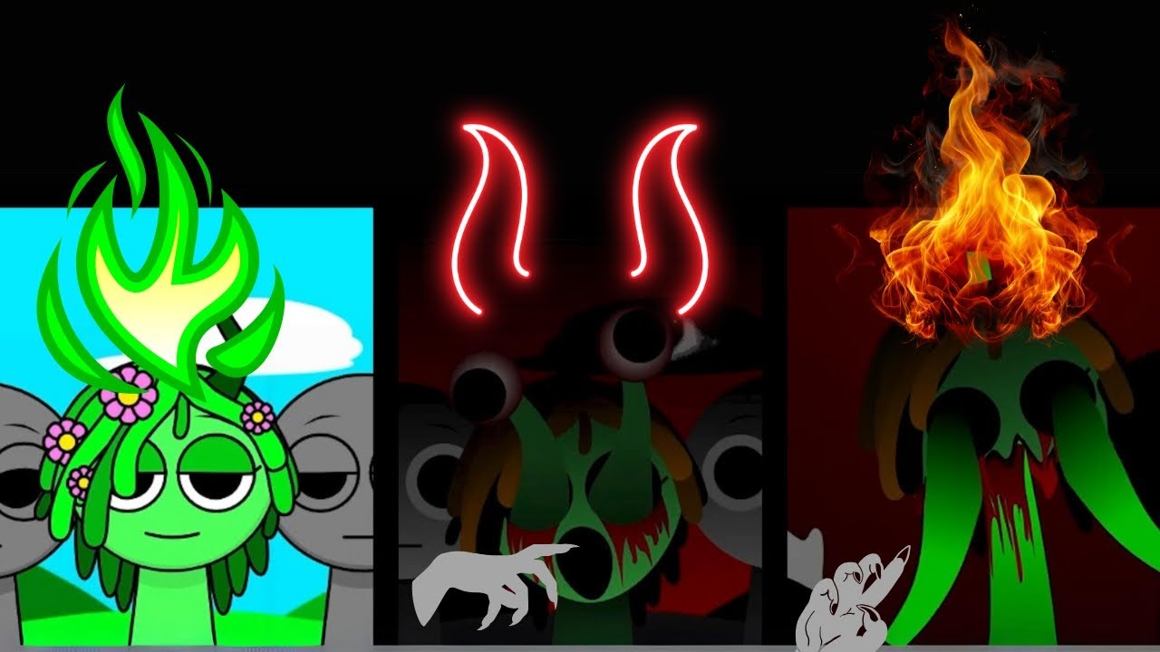 Incredibox Sprunki Version 1 VS Version 2 VS version 3 in Incredibox ...