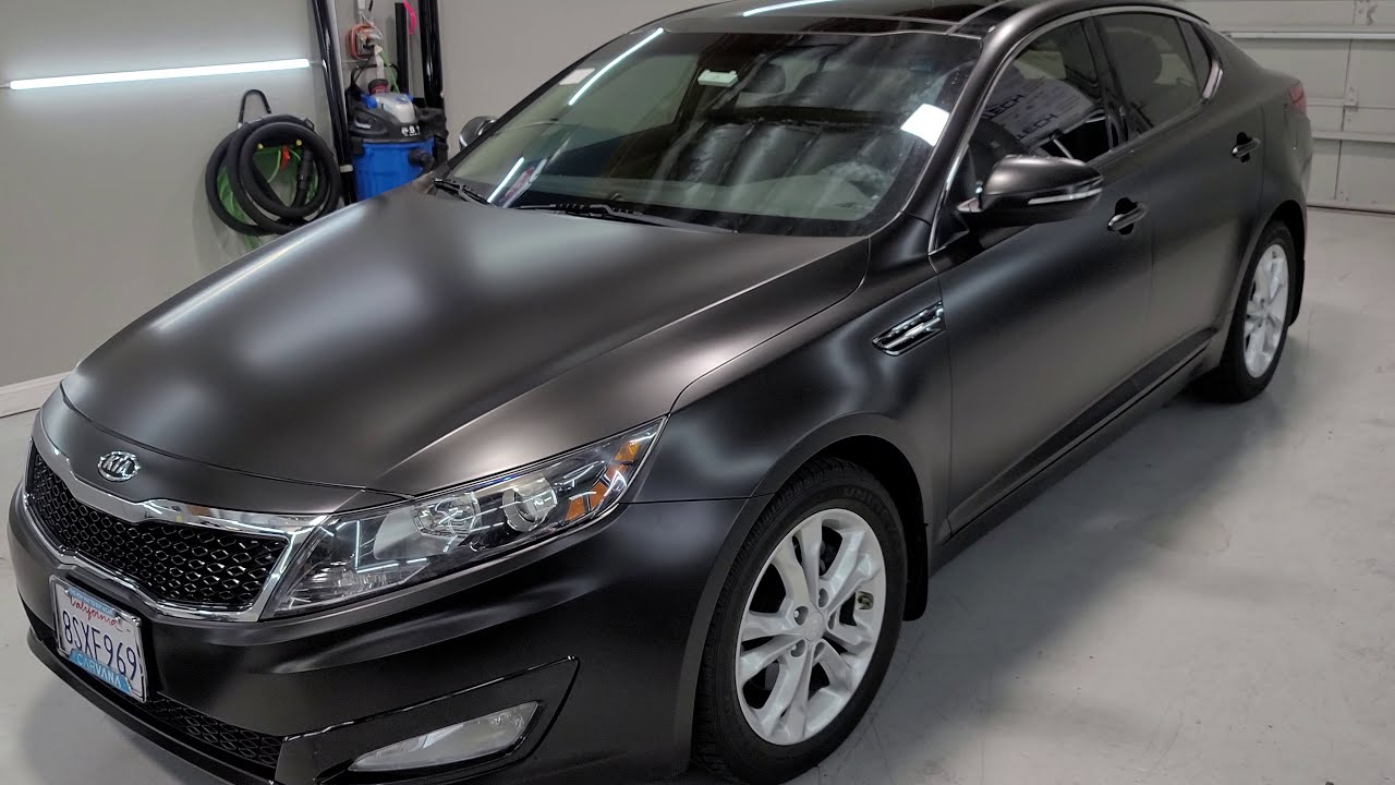 Matte Black Optima Hood