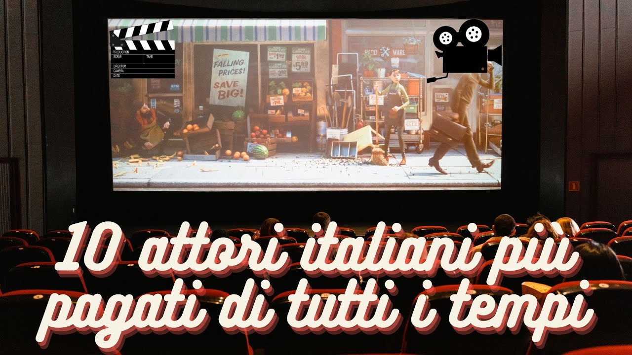 10 attori italiani più pagati di tutti i tempi - YouTube
