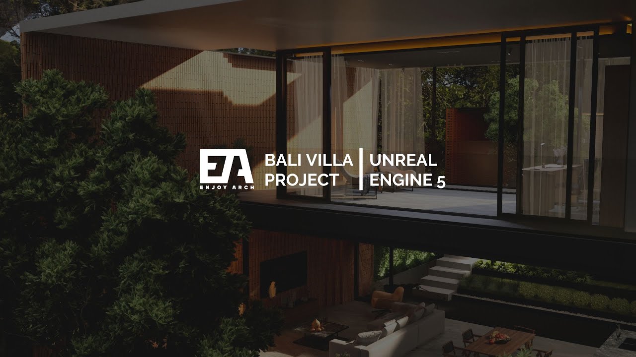 Villa Project on Bali | Archvis UE5 | Enjoy Arch - YouTube
